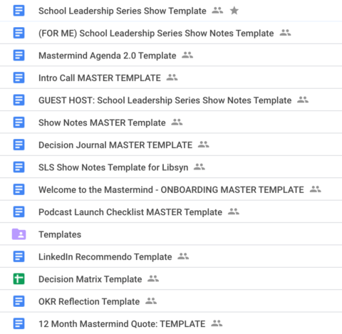 Helpful templates - Better Leaders Better Schools™